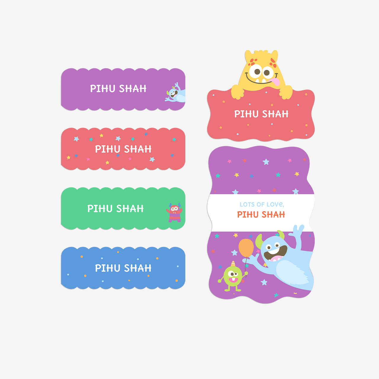 Personalised Name Stickers for Kids | School Labels | Zoomin