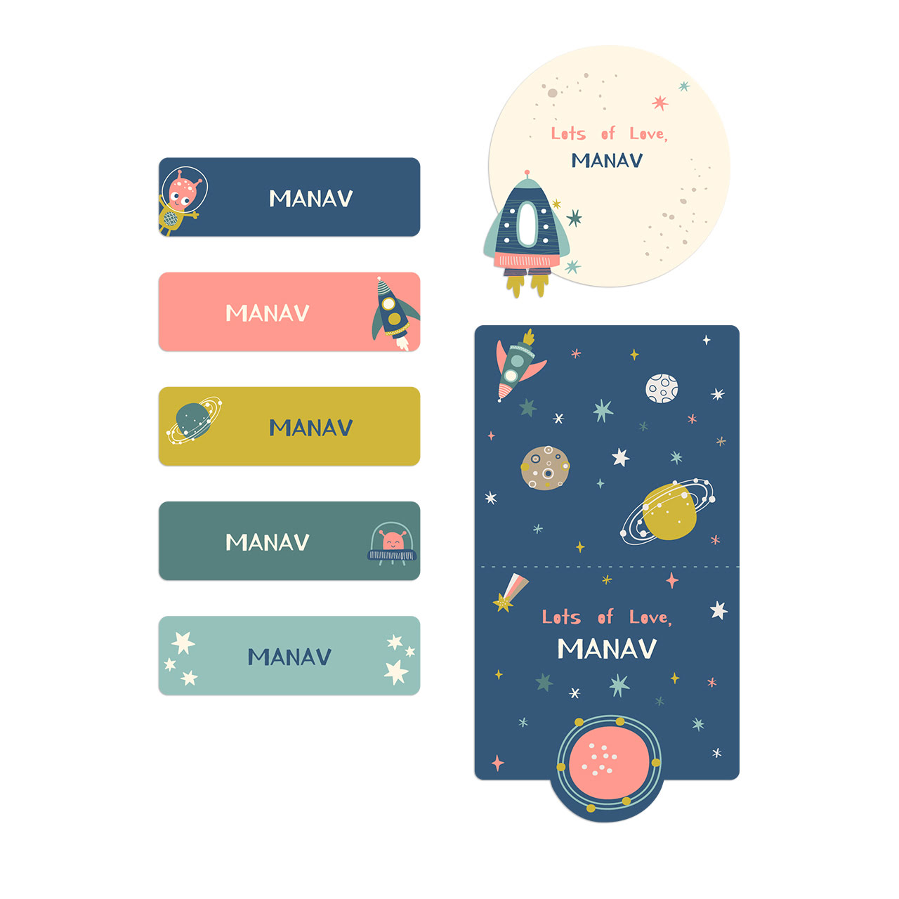 Personalised Name Stickers for Kids | School Labels | Zoomin