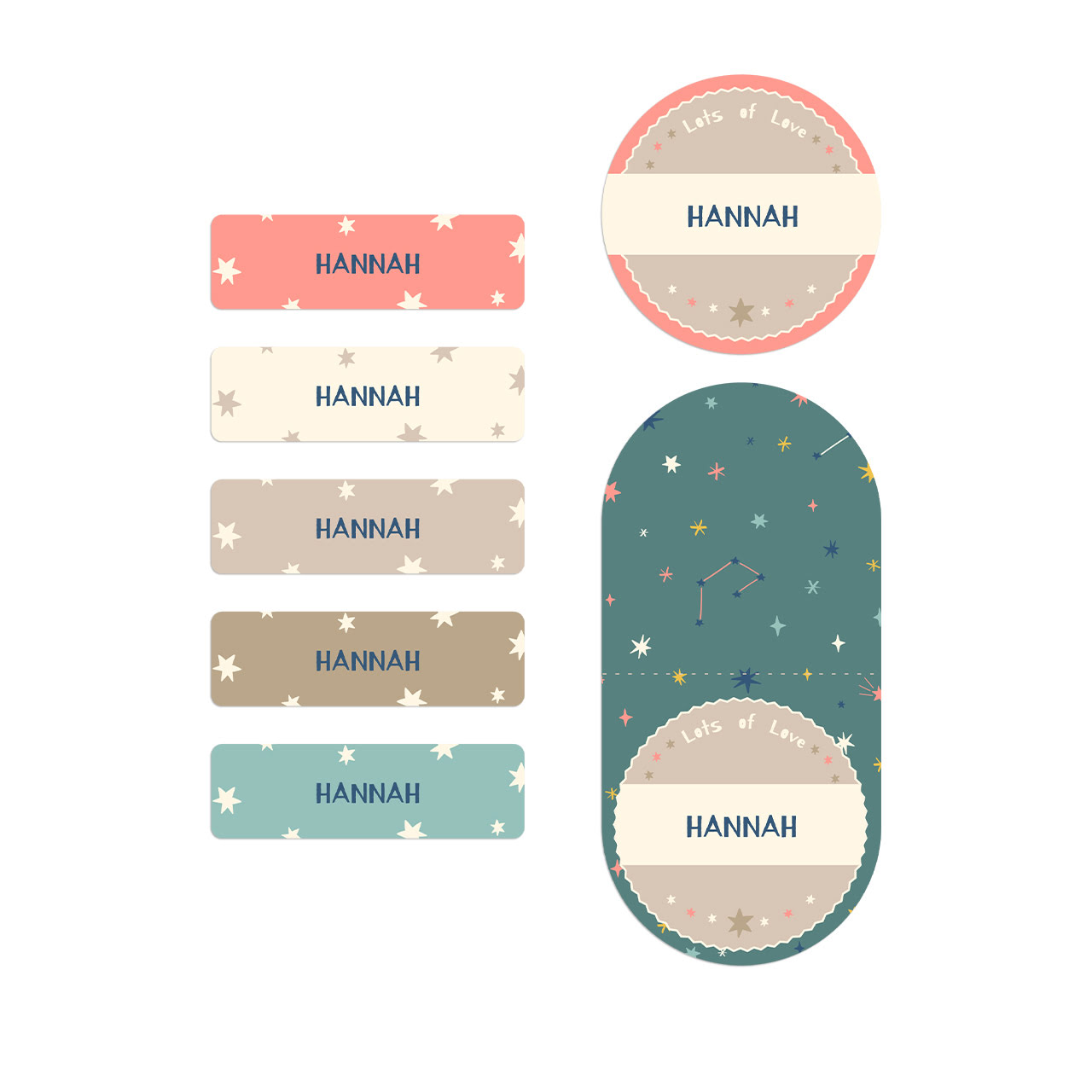 Custom Name Stickers and Labels for Kids [15% Off]